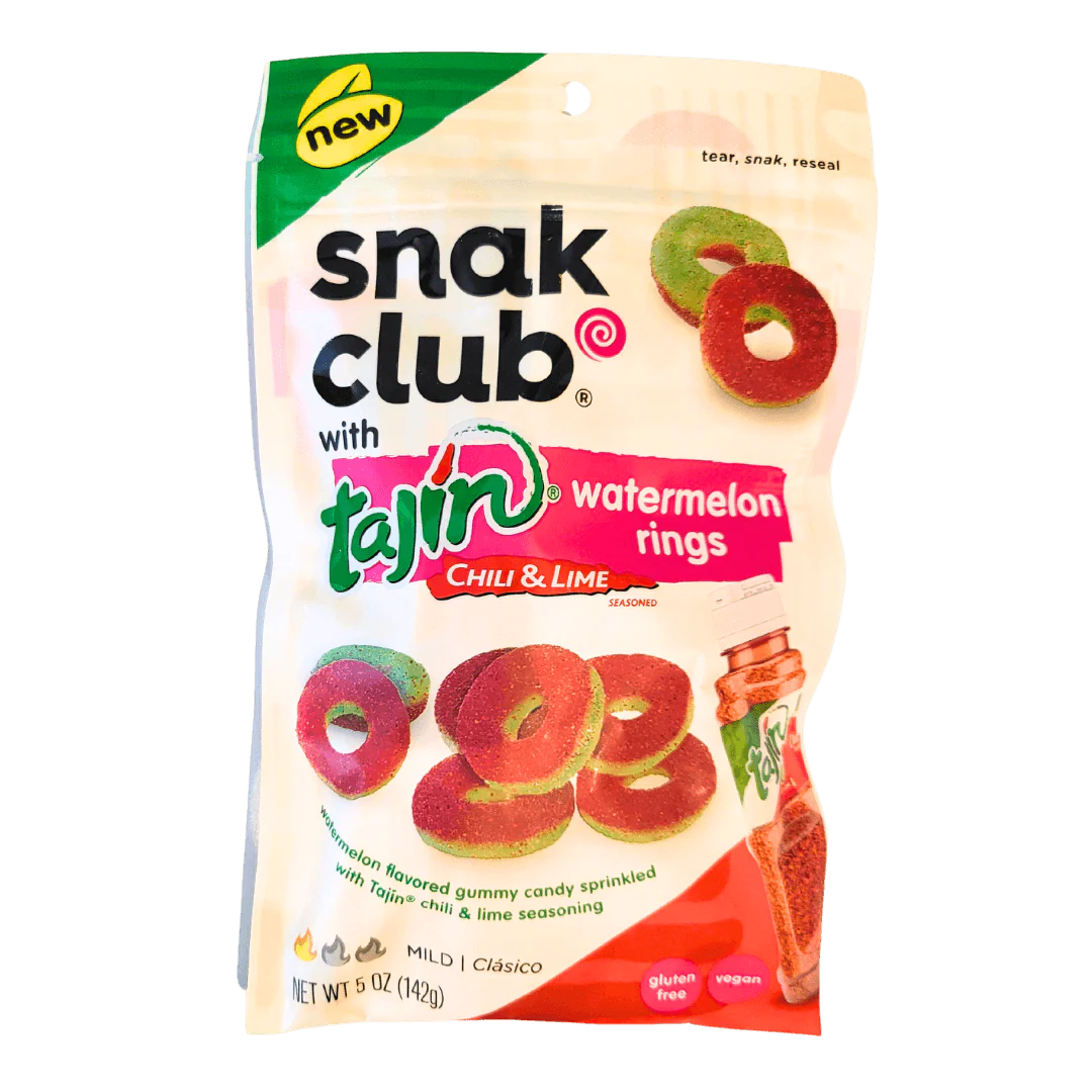 Snak Club Tajin Chili & Lime Watermelon Rings – Gummi Boutique